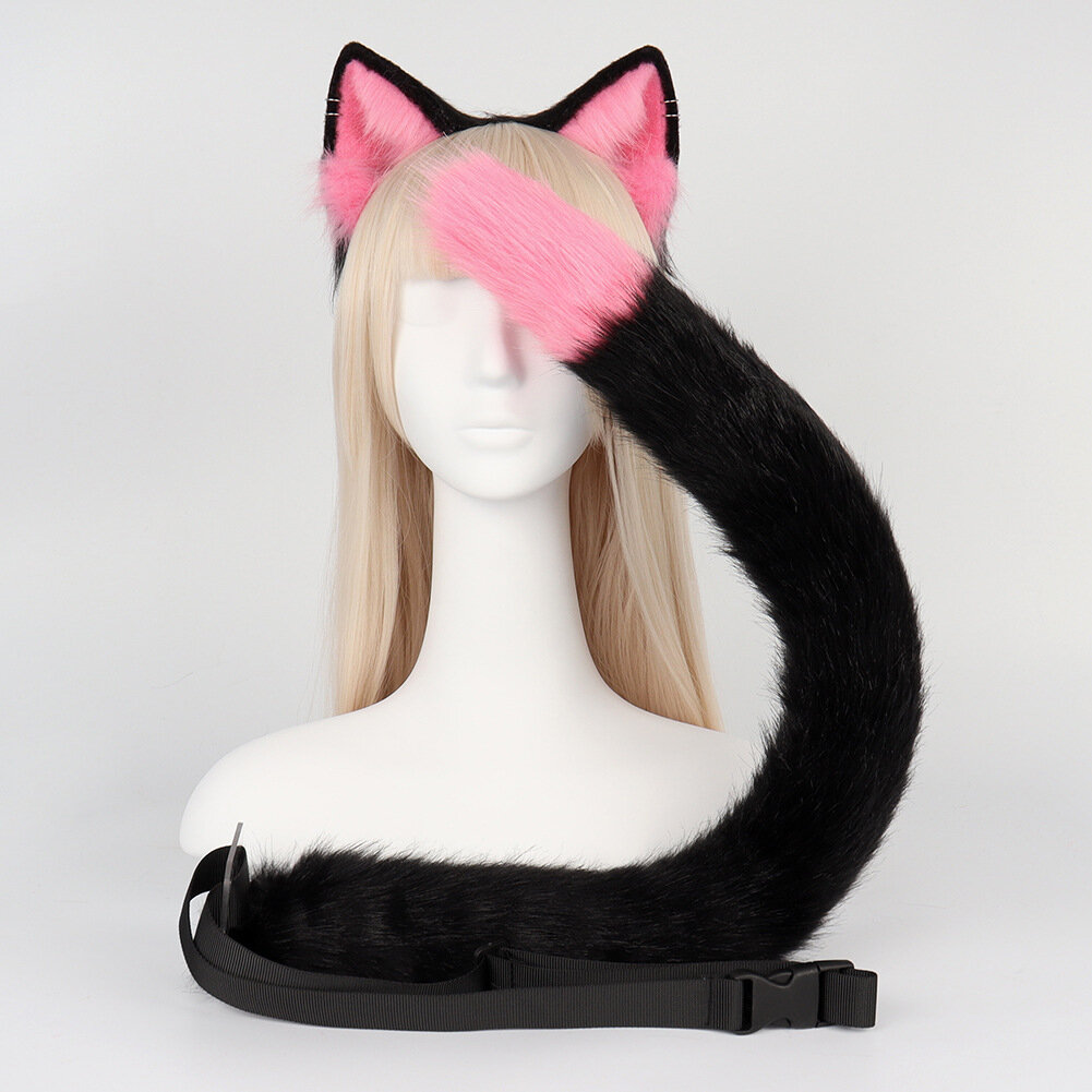 Костюм "Кошачьи уши", черный, размер один