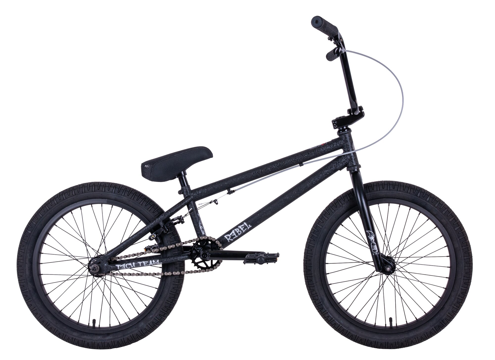 Велосипед BMX Tech Team REBEL 20"х20,5" черный 2024