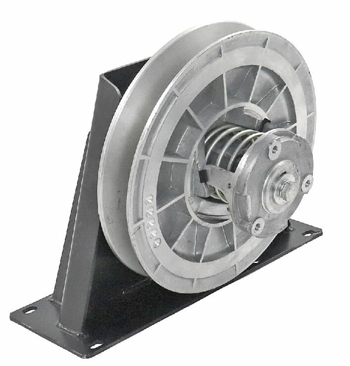 Кронштейн мотобуксировщика одноопорный в сборе с дисками (со шкивом)