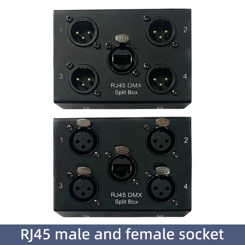 OLUNGVY 4-портовый DMX контроллер RJ45