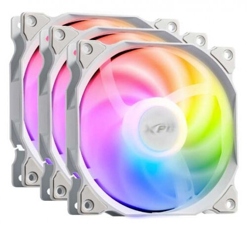 Вентиляторы для корпуса Xpg VENTO 120 ARGB PWM White 3шт (VENTO120ARGBPWM3C-WHCWW)