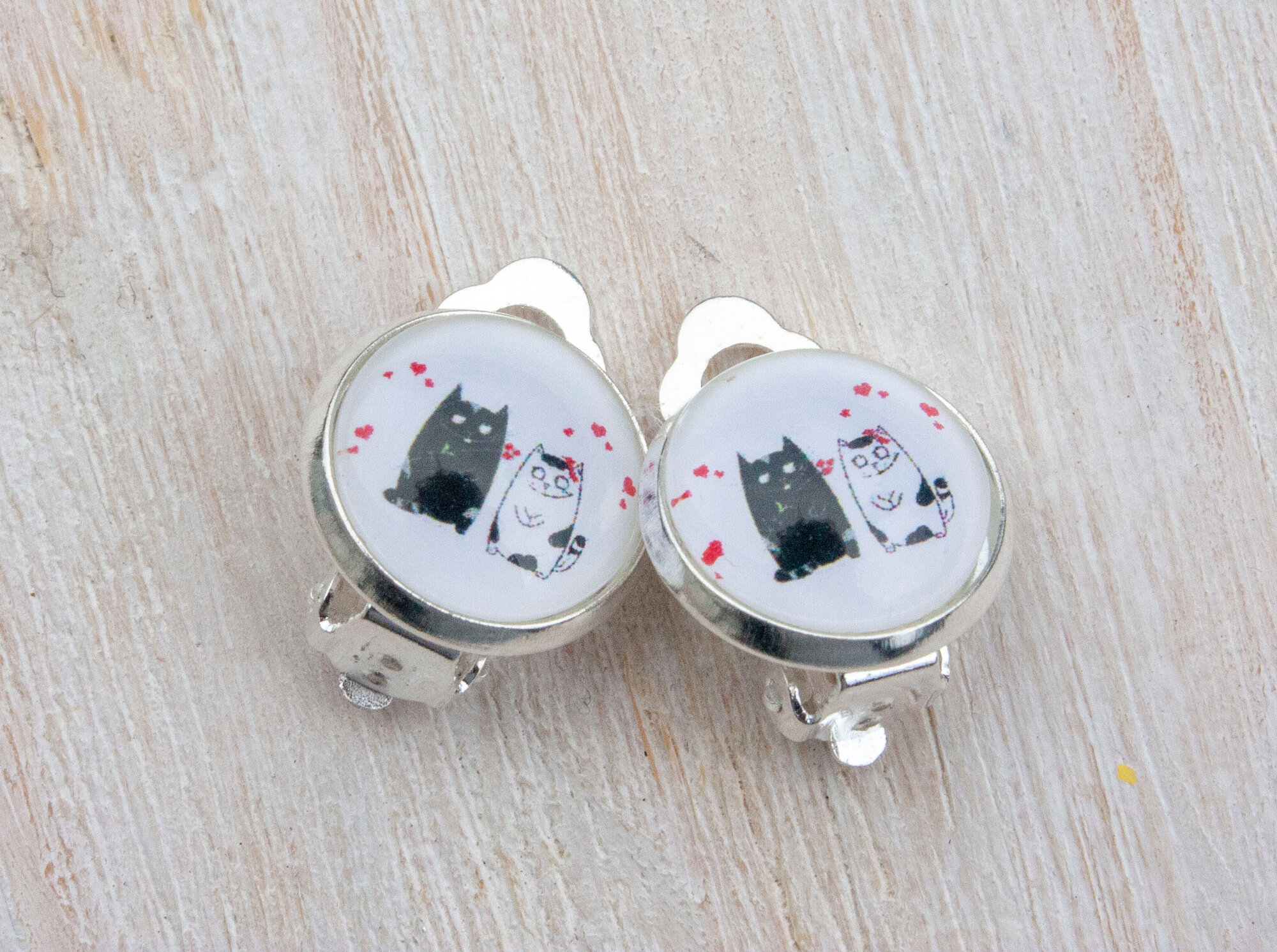 Серьги клипсы Фламинго-Go!