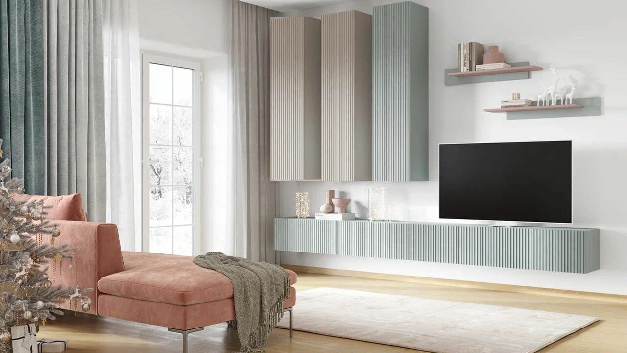 Комплект мебели для гостиной Оливия (комп.12) мультиколор