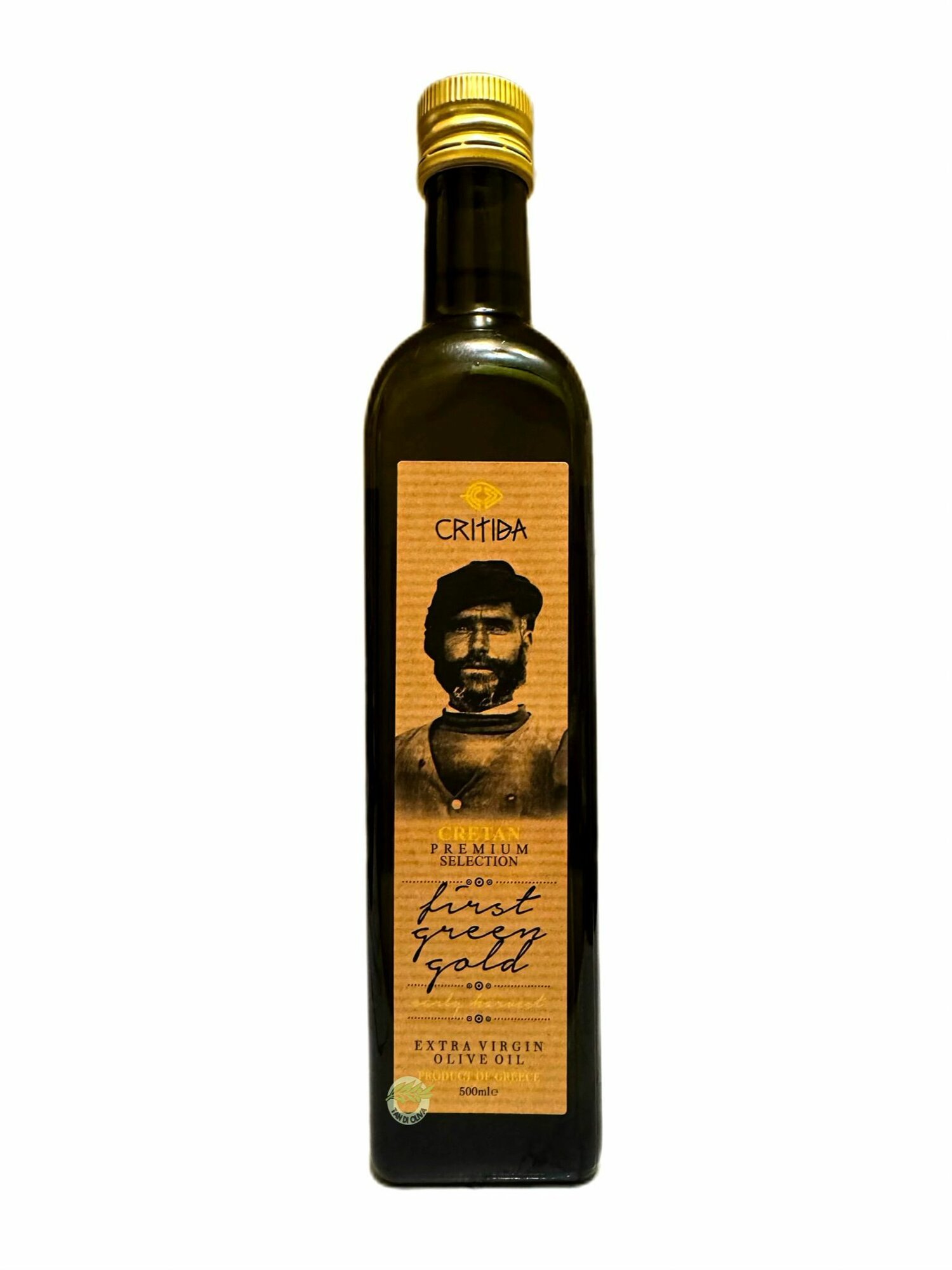 Оливковое масло Extra Virgin Critida нерафинированное для салата, холодного отжима, Греция, 500 мл