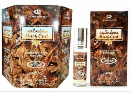 Al Rehab - Масляные духи Musk Oud 6 мл - 6шт