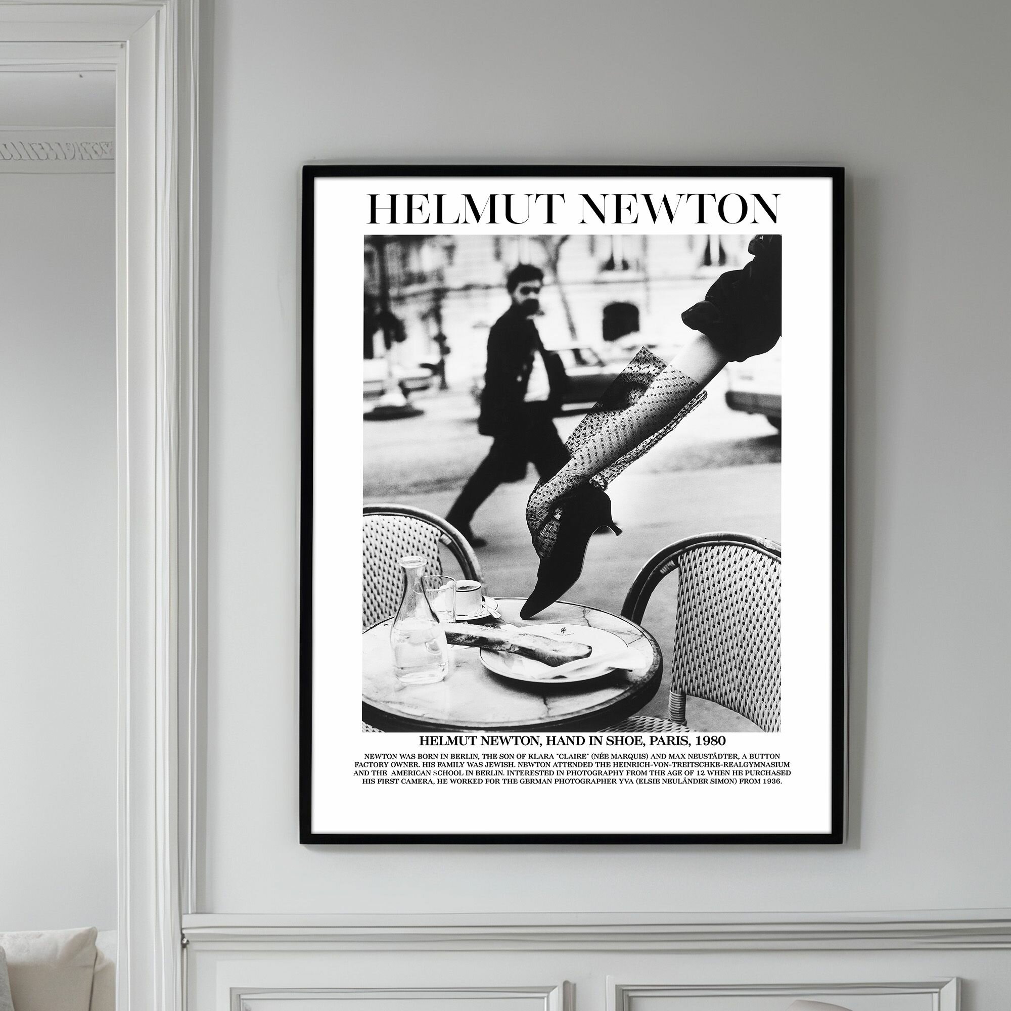 Постер фотография Хельмут Ньютон - Портрет Paris - 40х50