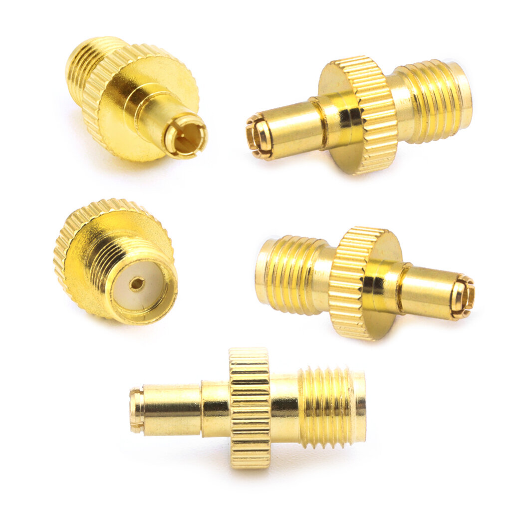 5 шт. Адаптер SMA Female на TS9 Male RF Coaxial Straight Gold Plated