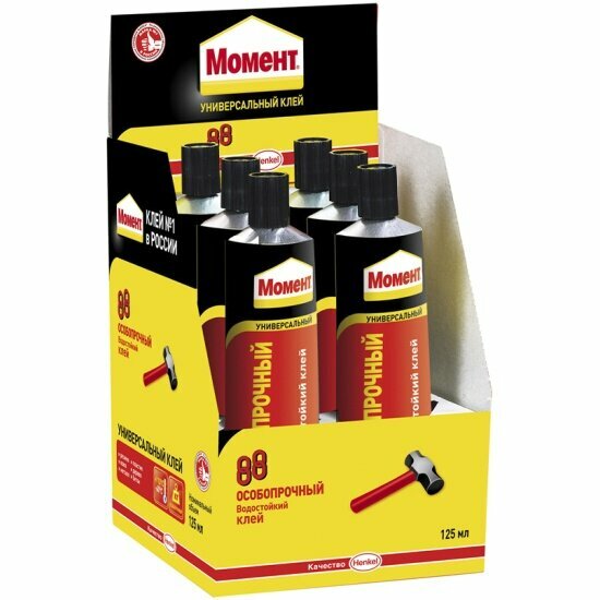 Клей универсальный Момент 88 Особопрочный, 30 мл в шоубоксе