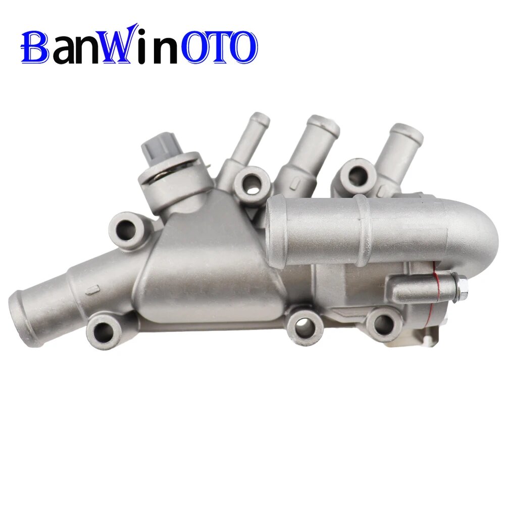 Алюминиевый термостат с корпусом + датчик и прокладки для Ford Fiesta Mk5 1,3 Duratec 1149617 2S6G9K478A2B 256G-8A586AL-KIT