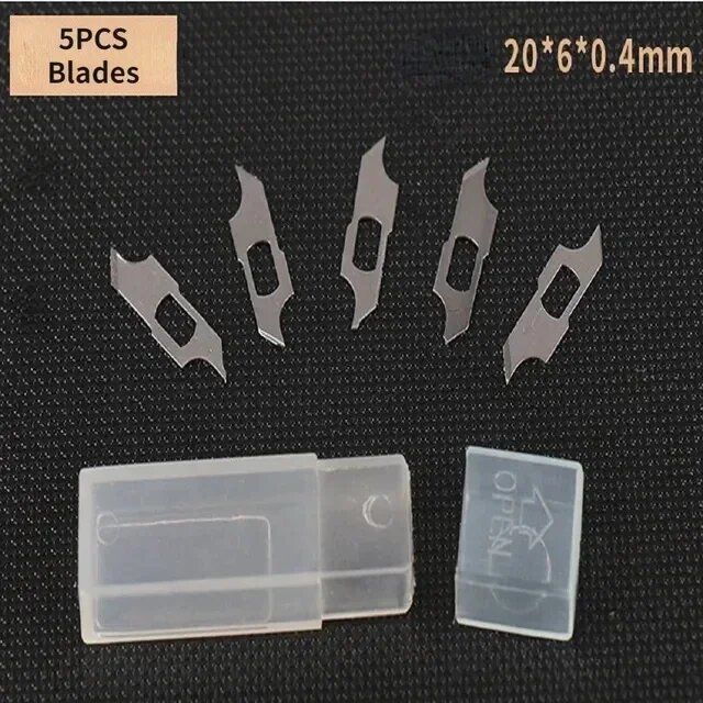 Лезвия для круглореза 5шт 20*6*0.4мм