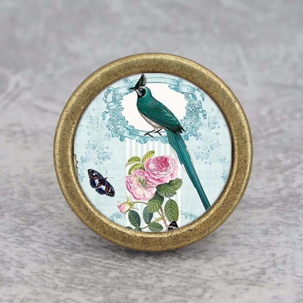 Ручки для мебели латунь 35 мм Brass