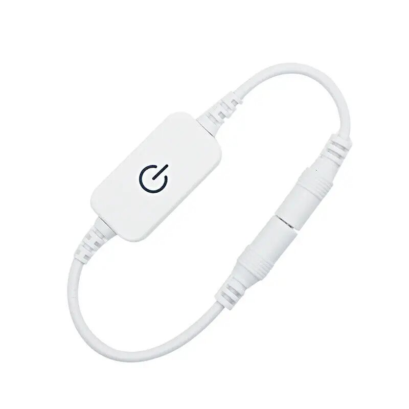 Светодиодный выключатель, женский и мужской кабель питания, разъем постоянного Touch Dimmer Switch