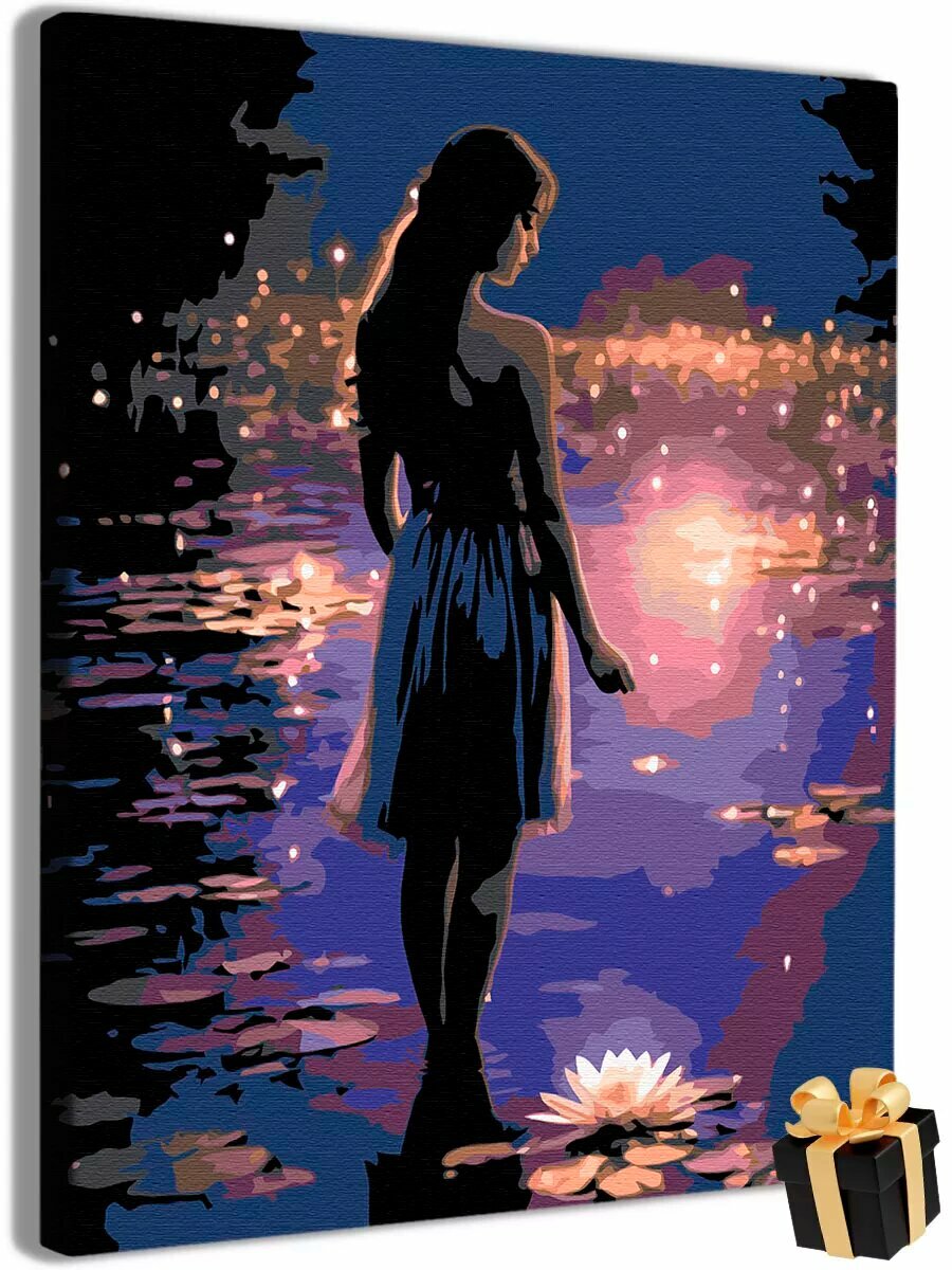 Картина по номерам девушка и море