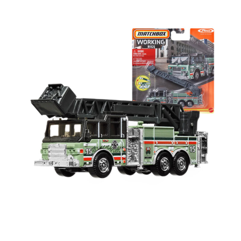 Машинка Mattel Matchbox-Рабочие установки N3242-Pierce Velocity Aerial Platform Fire Truck