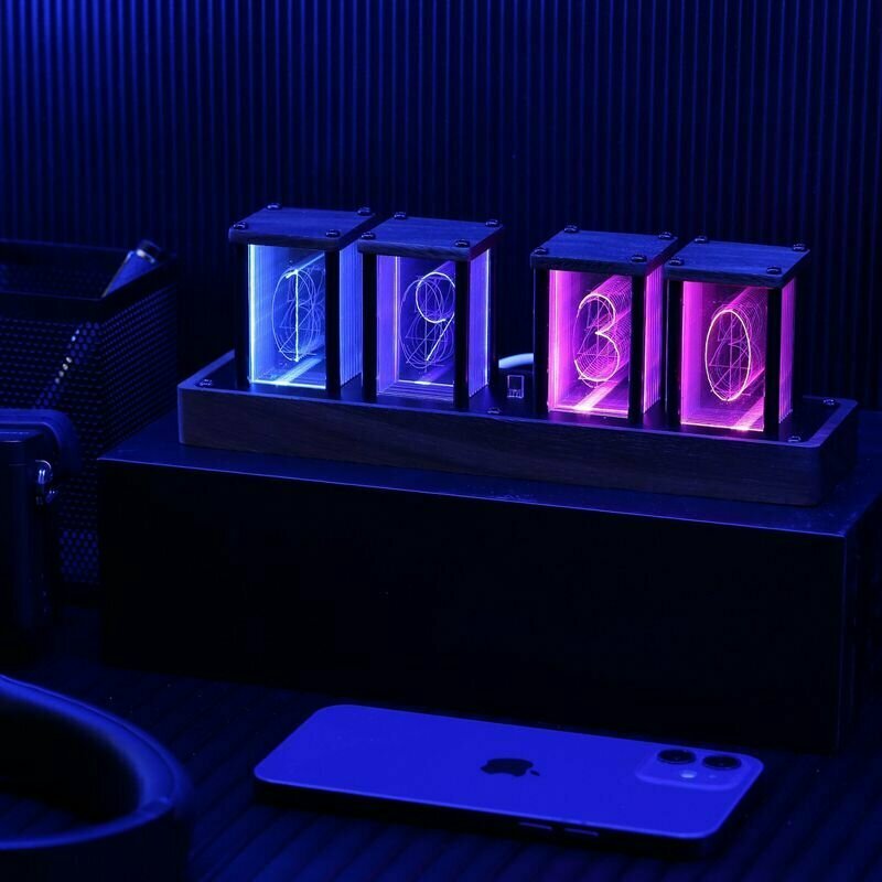 Часы На Газоразрядных Индикаторах / Конструктор электронный-1 шт