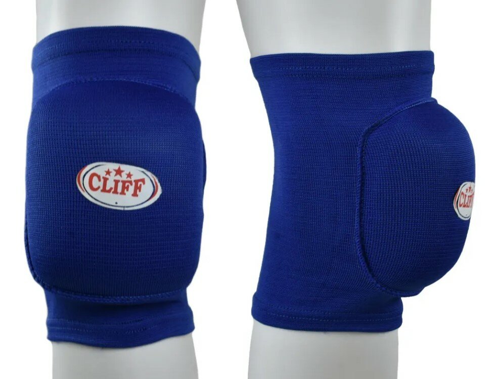 Наколенники Нет бренда, для гимнастики/танцев/волейбола, нейлон, полиуретан, L, синие
