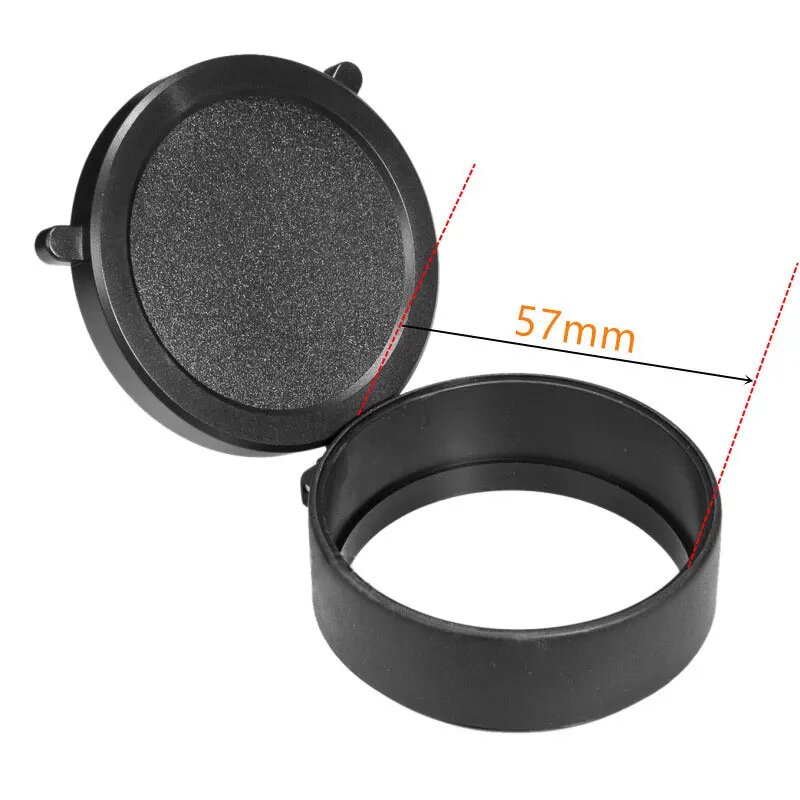 Крышка для объектива прицела, черный, пластик, 25-69 мм diameter 57mm