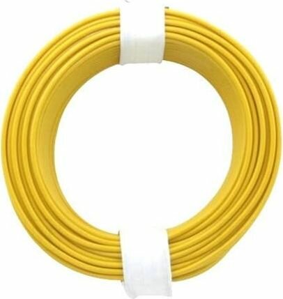 Провод DONAU 105-3 однопров Cu 0,2мм2 желтый ПВХ 60В 10м 1 шт