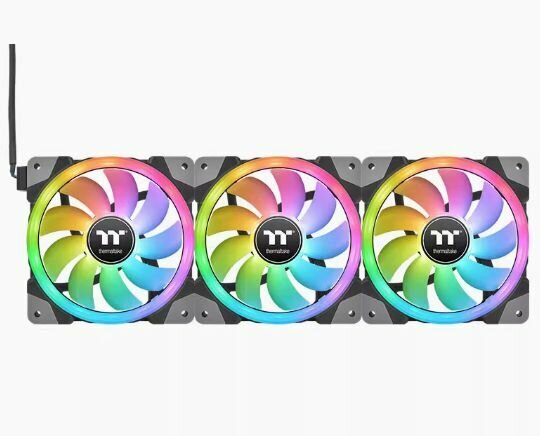 Магнитный охлаждающий вентилятор Thermaltake Yaoying SWAFAN EX12 RGB (3-Fan Pack)