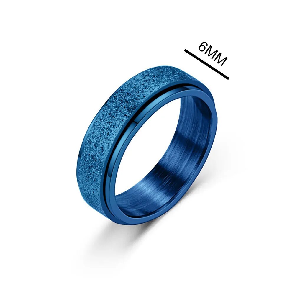 Кольцо тревоги Figet Spinner Rings R00952 Синий, R00974, 10