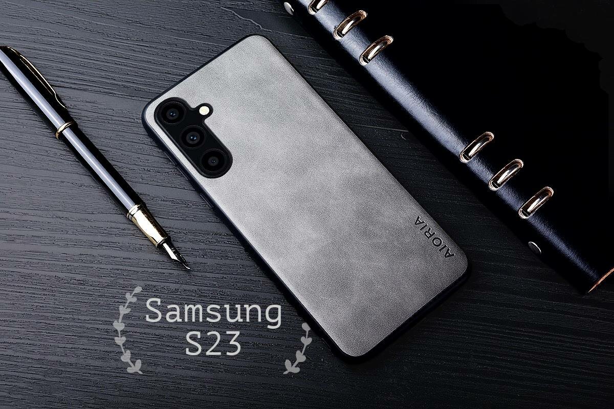 Чехол на Samsung S23 серый - Чехол самсунг S23 серый
