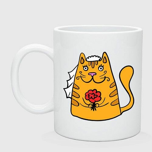 Киса невеста Керамическая кружка