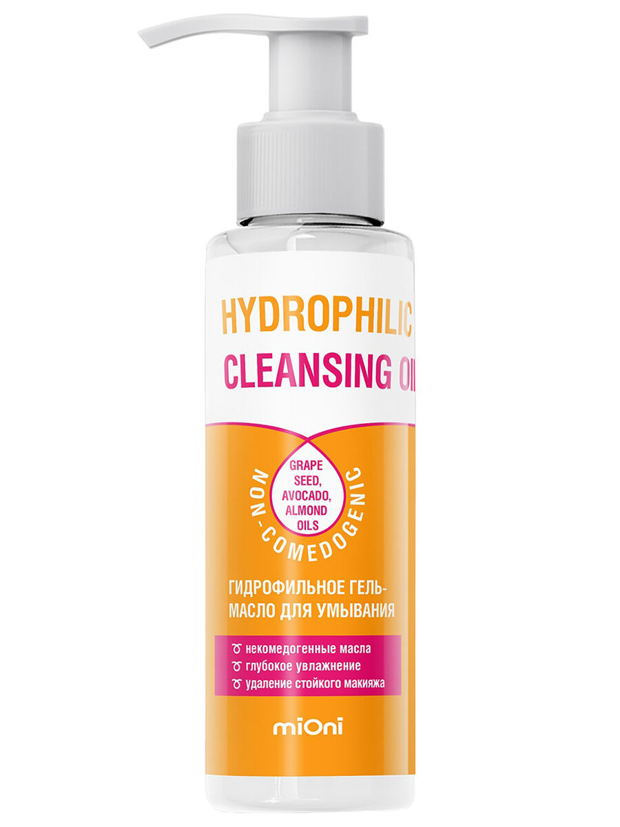 Гидрофильное гель-масло для умывания Mioni увлажняющее 100мл
