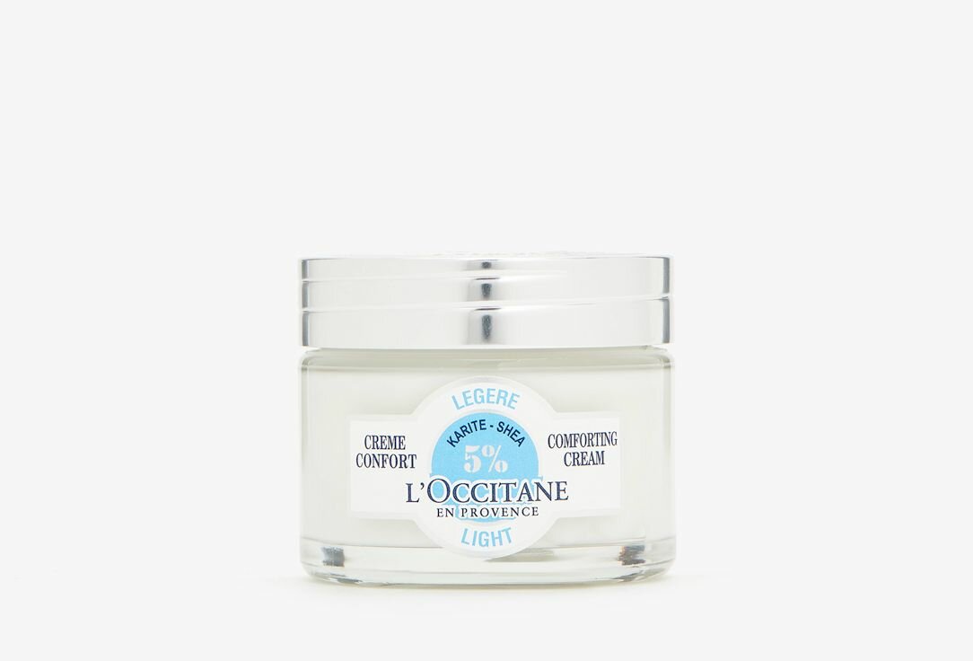 Легкий крем-комфорт для лица L'OCCITANE Shea Butter Light 50 мл