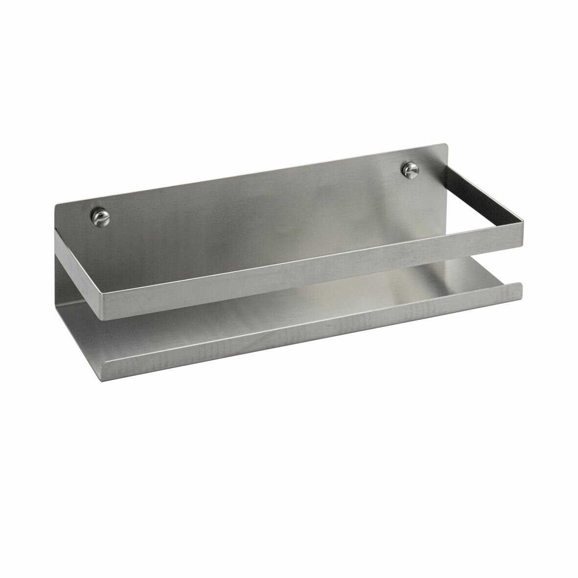 Полка для ванной комнаты BRIMIX 5674 хром литая прямоугольная - большая одинарная из нержавеющей стали