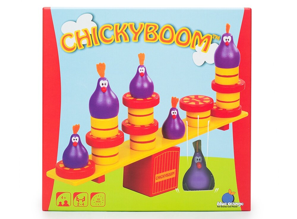 Настольная игра Blue Orange "Куриные качели" Chicky Boom, на равновесие, семейная