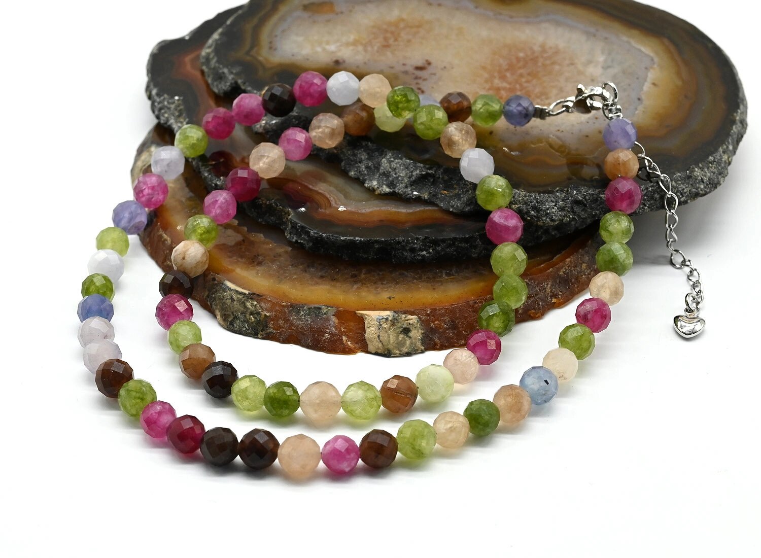 Бусы, кальцит