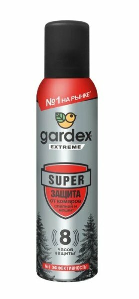 ЯяGardex супер, Аэрозоль- 150мл от комаров (24)