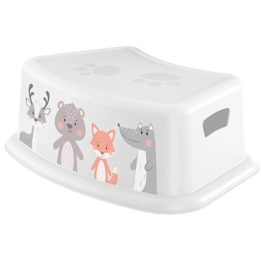 Детская подставка Бытпласт с декором, Белый (431316516)