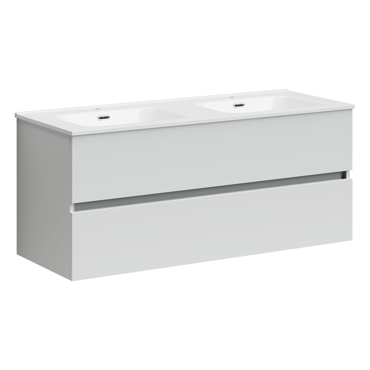 Тумба с раковиной Sancos Urban UR120-2W белый глянец