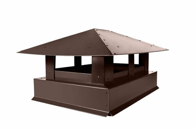 Дымник (колпак на трубу дымохода) RAL 8017 (Шоколад) 390x520мм