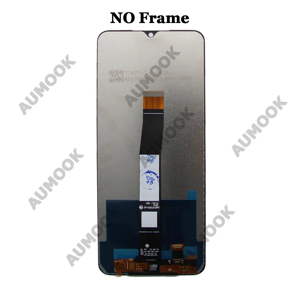 6,71 "10C экран для Xiaomi Redmi 10c ЖК-дисплей с цифровым преобразователем сенсорного экрана в сборе с рамкой для Redmi 10c ЖК-дисплей, запасные части 10C No Frame