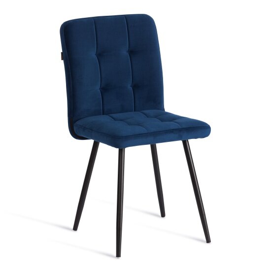 Стул обеденный Tetchair Medeo LT, велюр, Blue (синий), 45х56х89 см