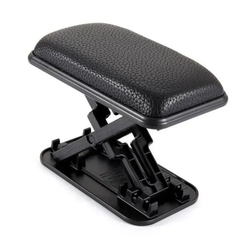 Универсальный автомобильный подлокотник с регулируемой высотой, автомобильный подлокотник, подставка для левого локтя, против усталости, подлокотник для двери автомобиля, подставка для отдыха Black 1pcs