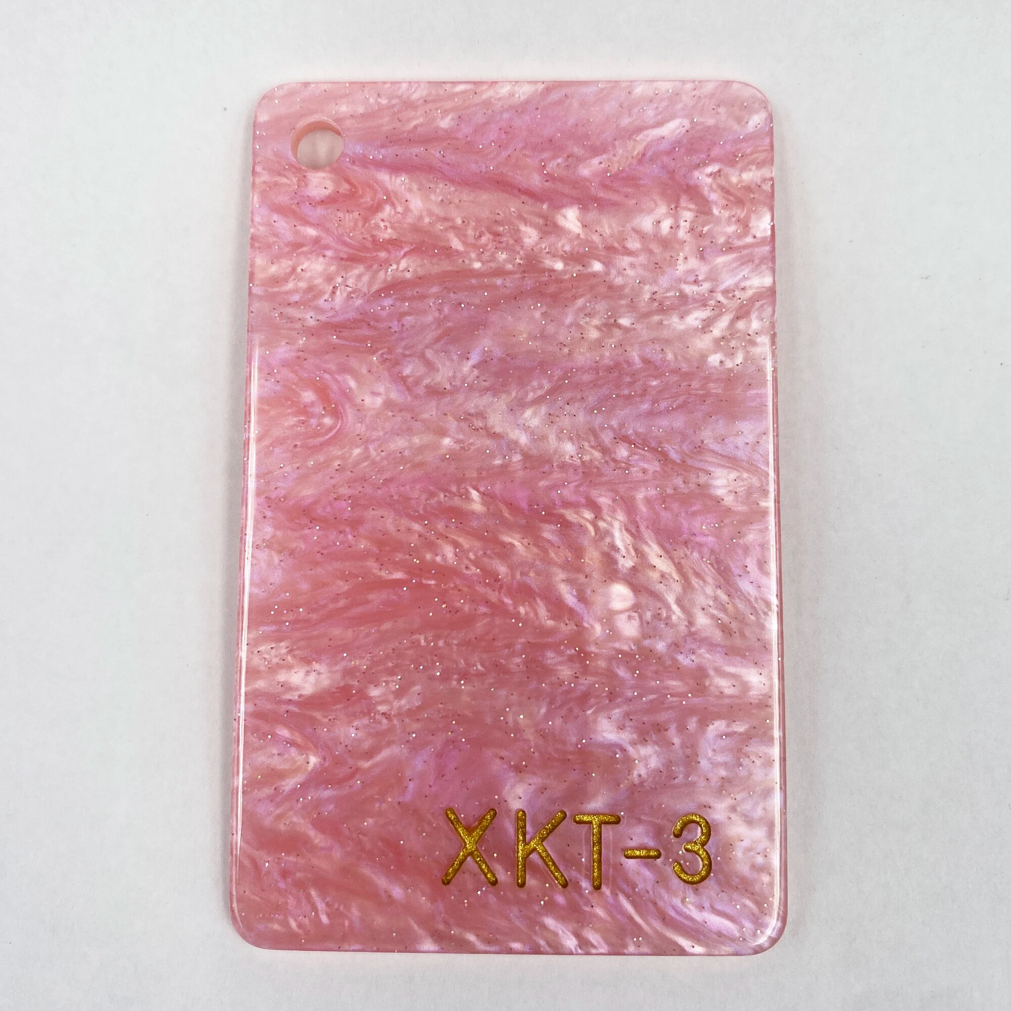 Акриловый лист 3 мм блестящий XKT Розовый, 200X300MM 2 pieces, XKT-3