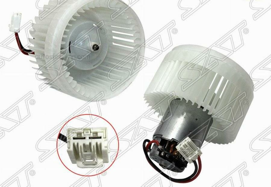 SAT ST9171479 Мотор отопителя салона (Левый руль) Volvo S60 00-10 / XC90 02-14