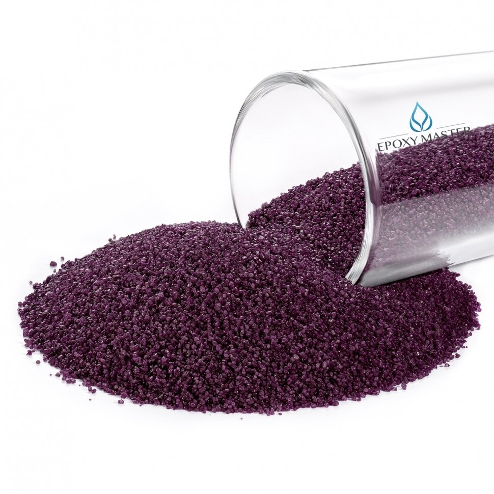 Песок Epoxy Master, кварцевый, цветной, для рисования эпоксидной смолой, фракция 0,3-0,7 мм, 100 г