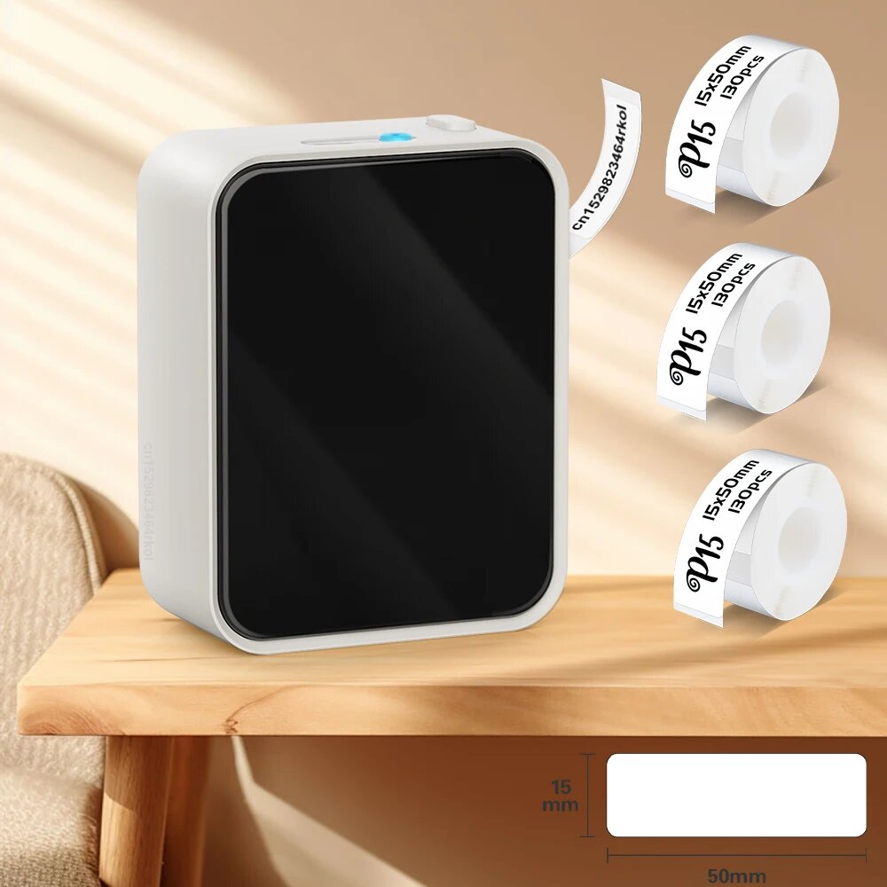 UniPlus P15 Термальный принтер для этикеток Printer 15-50mm