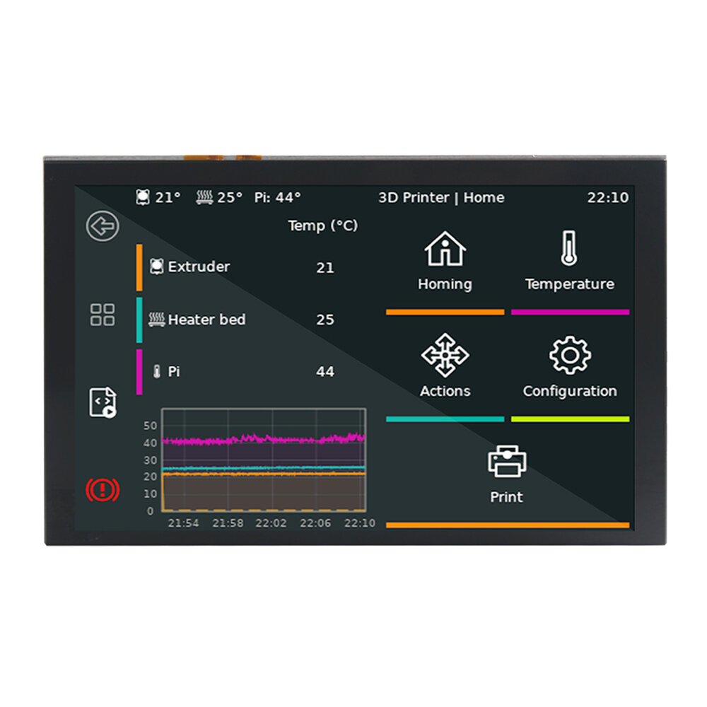 5-дюймовый сенсорный монитор, совместимый с платой Raspberry Pi, 800x480 DSI IPS ЖК-дисплей, 5-точечный сенсорный емкостный экран, поддержка различных моделей Pi5/4B/CM4/3B+/3A+/3B/CM3, простота установки