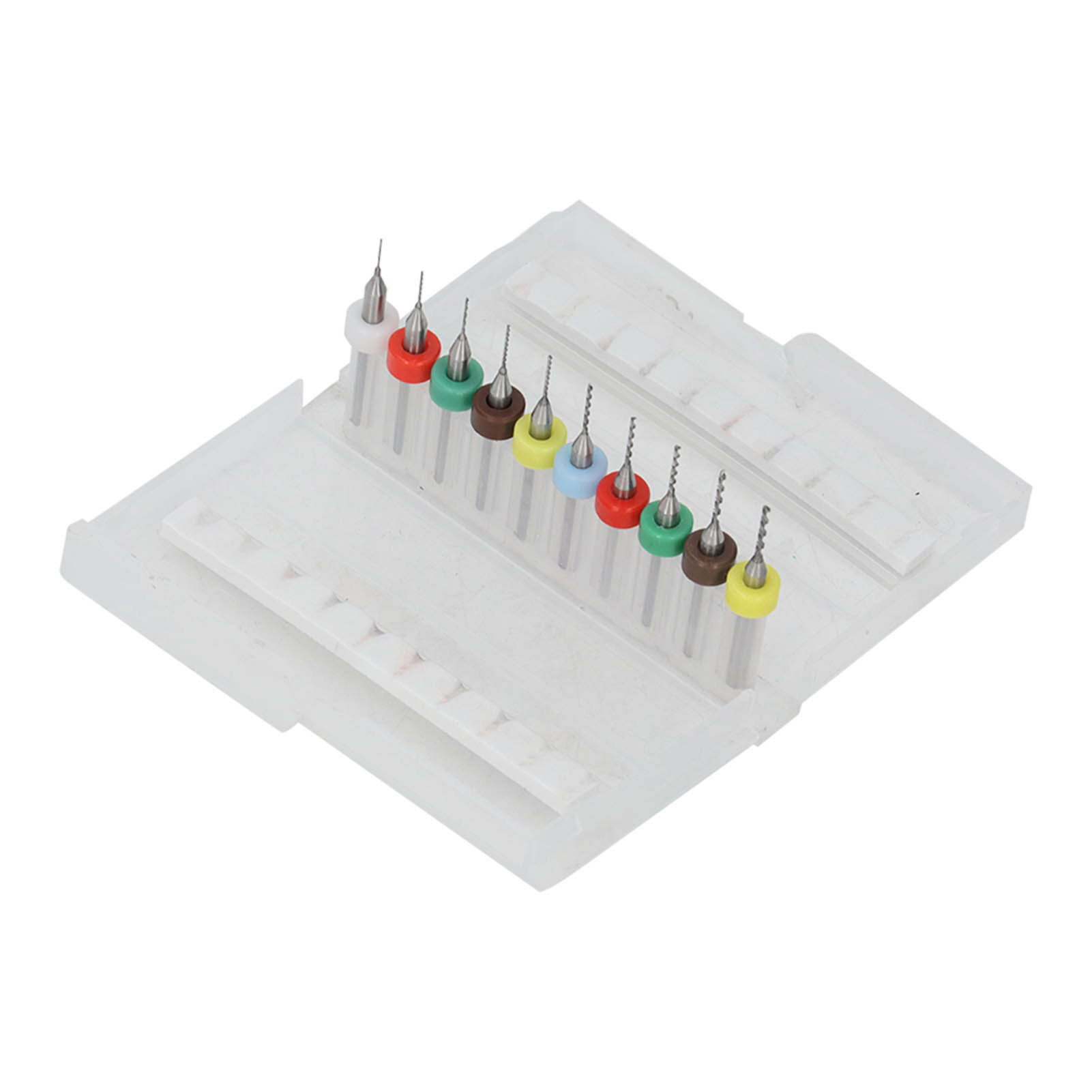 10шт вольфрамовые сверла 0.3-1.2мм с 1/8" хвостовиком