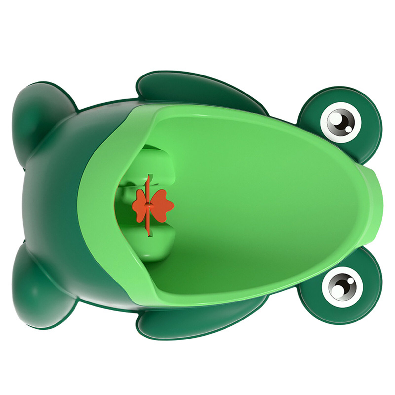 Детский писсуар с милым мультяшным забавным прицелом, настенный писсуар для тренировки мочи для мальчиков, зеленый