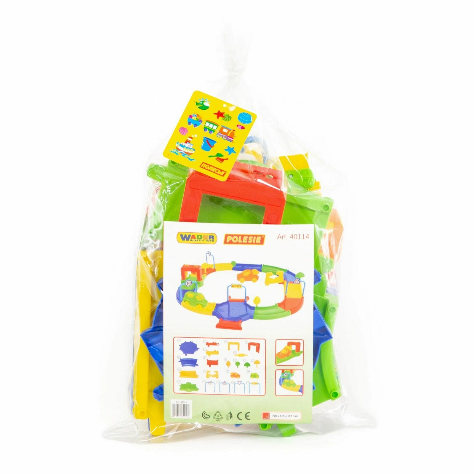 Гоночный трек Полесье №1, с аксессуарами, в пакете