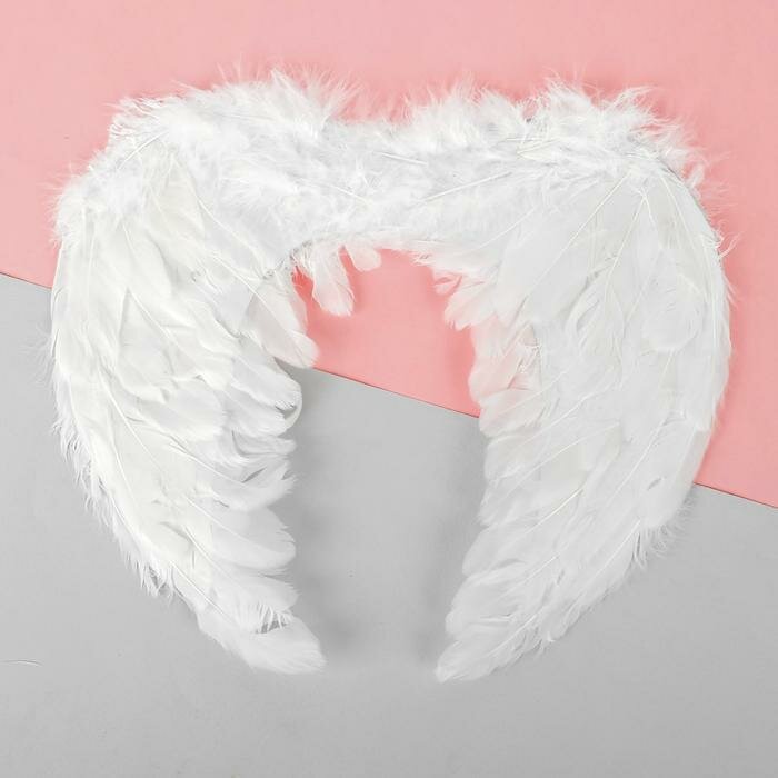 Карнавальный аксессуар Страна Карнавалия Крылья ангела белые (322185)