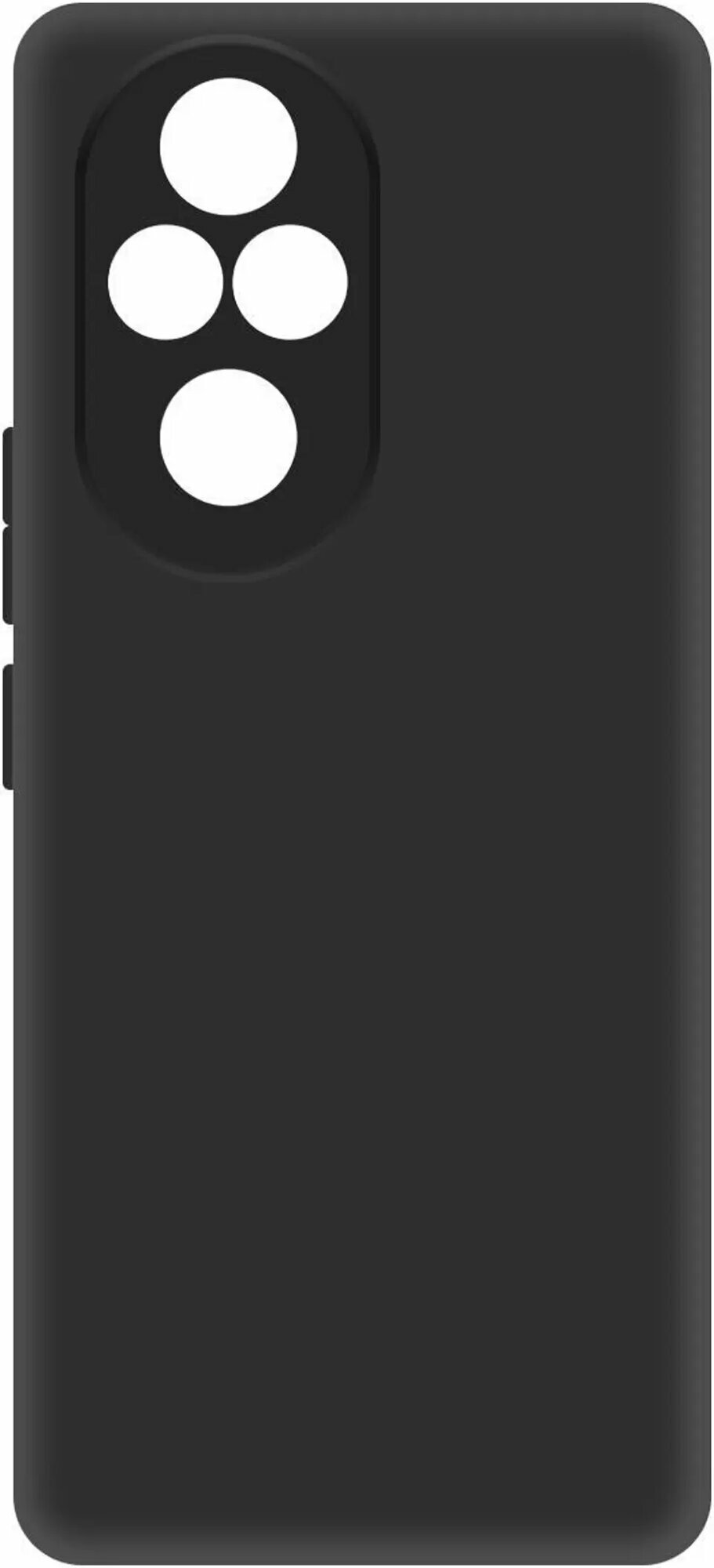 Клип-кейс KRUTOFF Soft Case для HONOR 200 Pro черный силикон