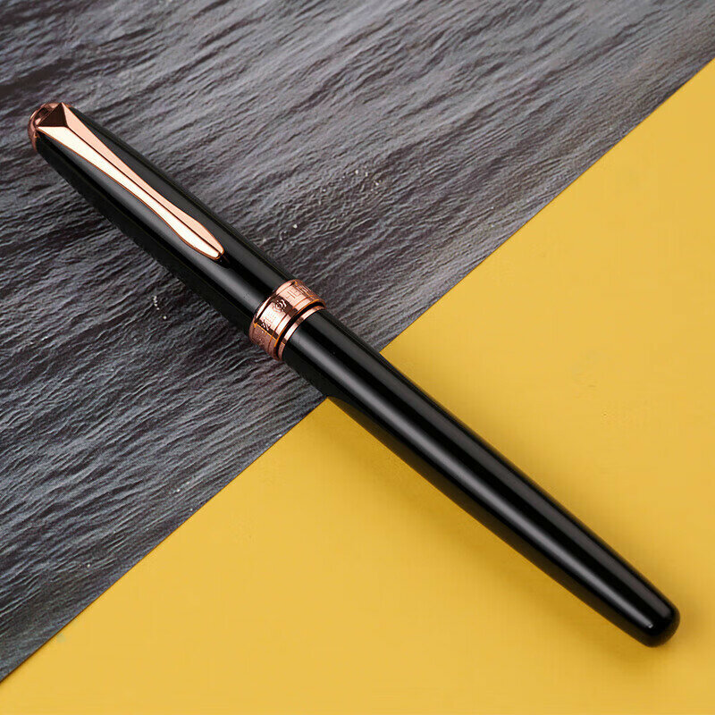 HERO Fountain Pen, 850 Extra Fine Iridium Nib, Stylish for Men And Women, Suitable for Students' Daily Writing, Black Ink, EF Hidden Nib