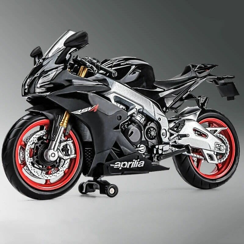 RMZ CITY 1/12 Мотоцикл металлический, Aprilia RSV4 RR1000, игрушка для мальчиков, железная моделька, игрушечный транспорт, мото